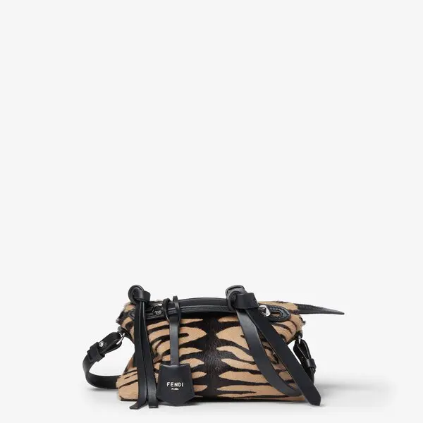 Fendi By The Way Soft Mini Tiger-print Cavallino Leather Mini-bag